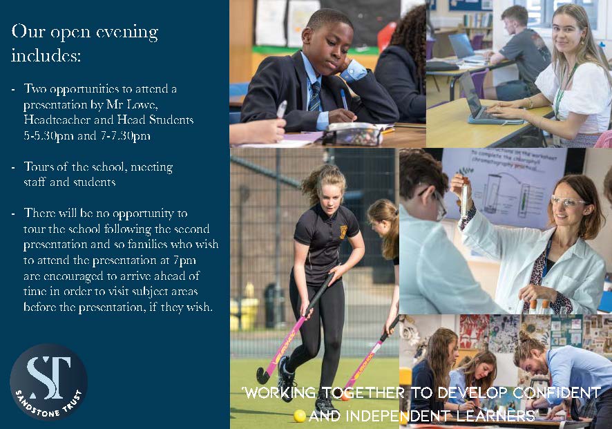 Open Evening | Tarporley High School
